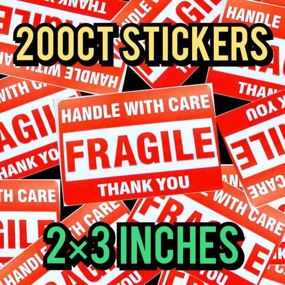 Office | Fragile Stickers 2x3 | Poshmark